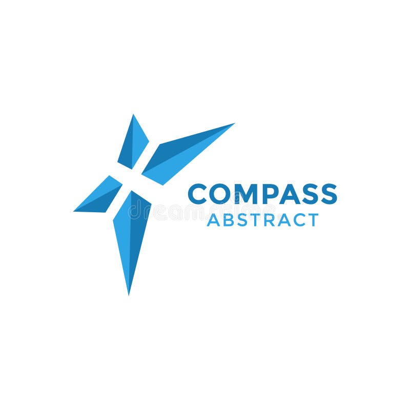Abstract Compass Graphic Design Template Vector Illustration Stock ...