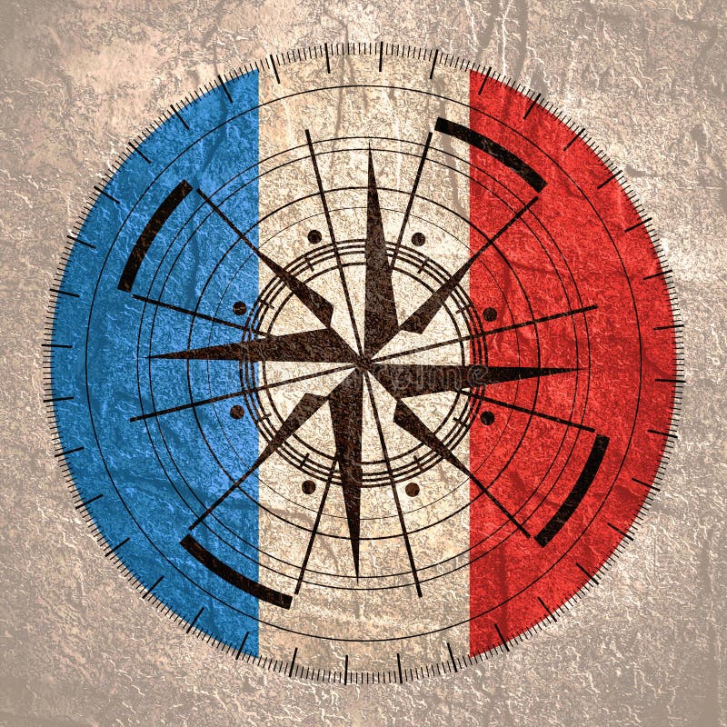 Abstract Compass Symbol. Stone Material Grunge Texture Stock ...