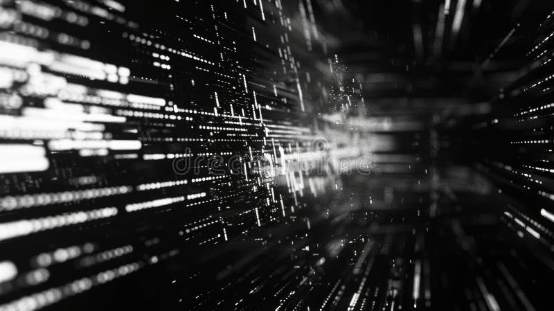 Abstract of Complex Glitch with Horror Pixel Effect in Dark Background ...