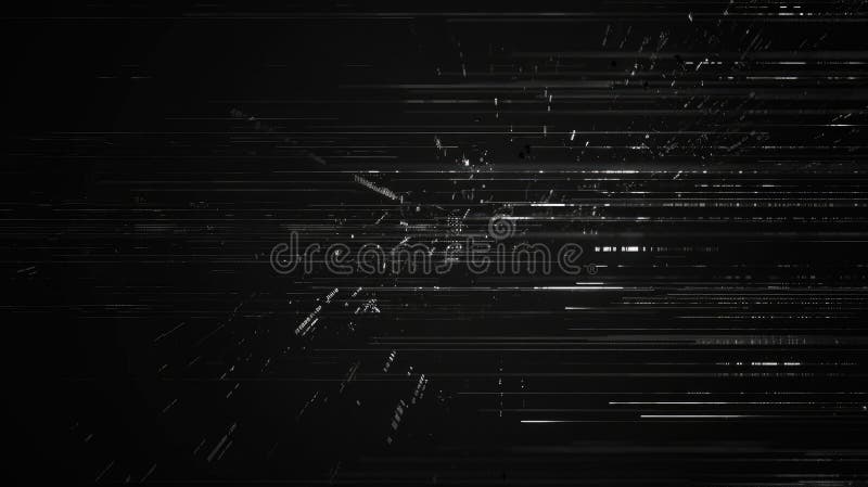 Abstract of Complex Glitch with Horror Pixel Effect in Dark Background ...