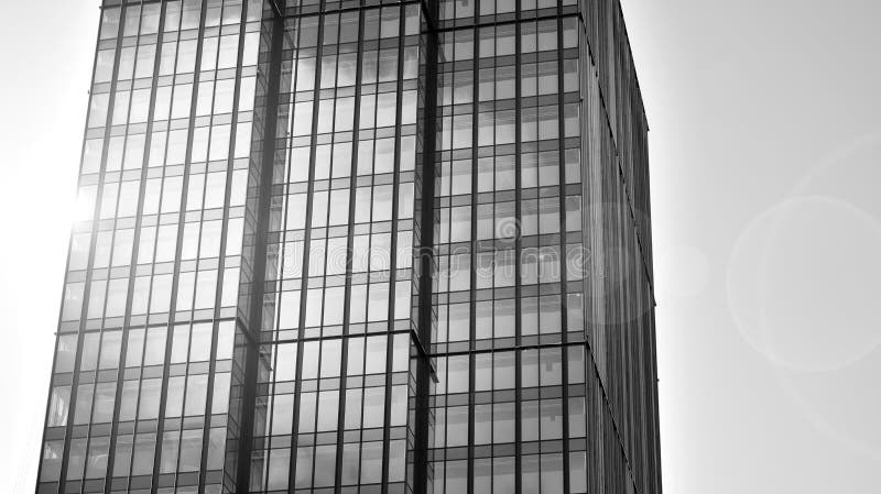 Abstract and Complex Skyscraper Structure Downtown Stock Image - Image ...