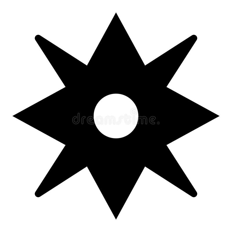 Abstract Compos Vector Icon. Wind Rose Icon Stock Vector - Illustration ...