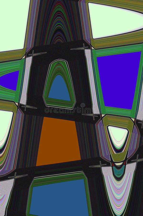 Abstract composition stock illustration. Illustration of drawing - 1514926