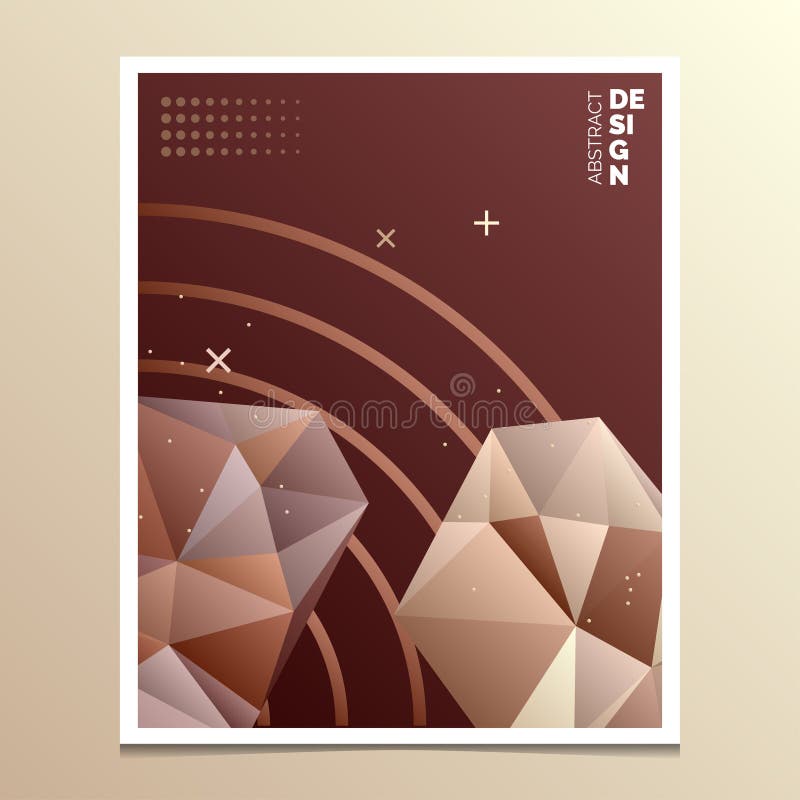 Abstract Composition. A4 Brochure Cover Design. Title Sheet Model ...