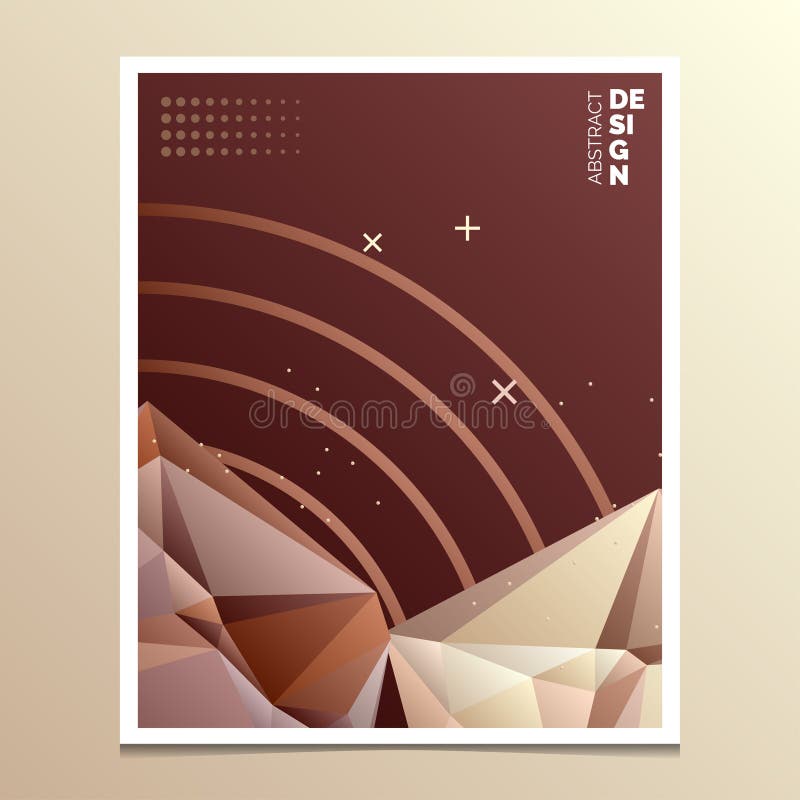 Abstract Composition. A4 Brochure Cover Design. Title Sheet Model ...