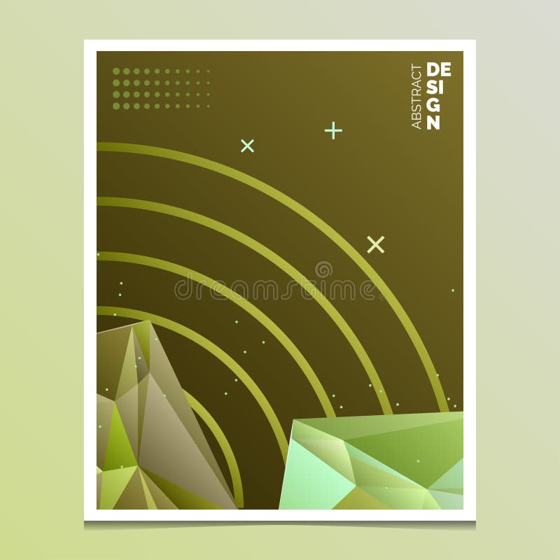 Abstract Composition. A4 Brochure Cover Design. Title Sheet Model ...