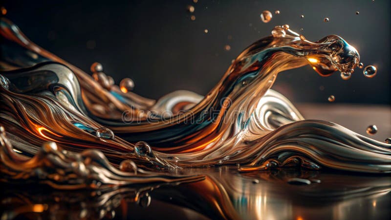 A Dance of Motion: Fluid Forms in a Dynamic Abstract Masterpiece ...
