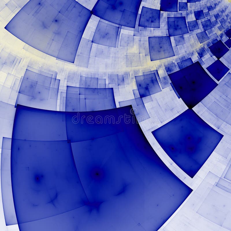 Abstract Composition with Circular Checkered Stock Illustration ...