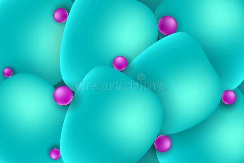 Abstract Composition with Color Objects Stock Vector - Illustration of ...