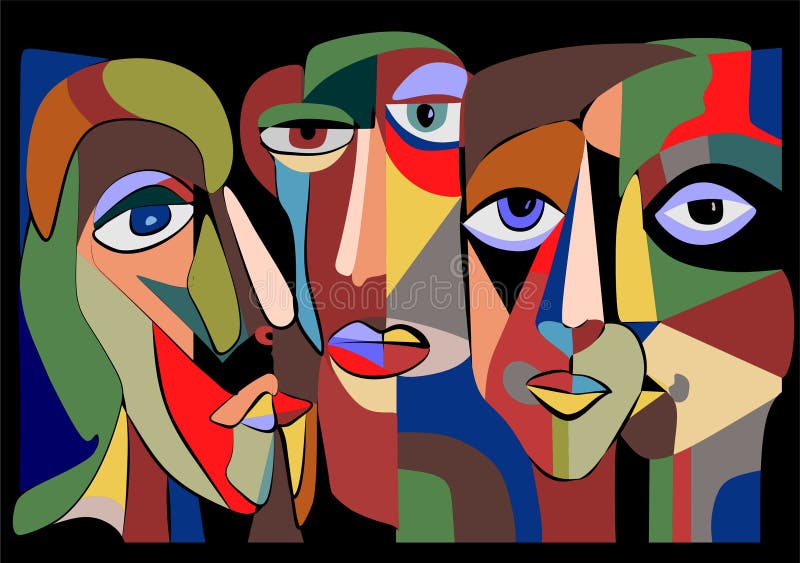 Abstract Composition 22-146 Stock Vector - Illustration of arts ...