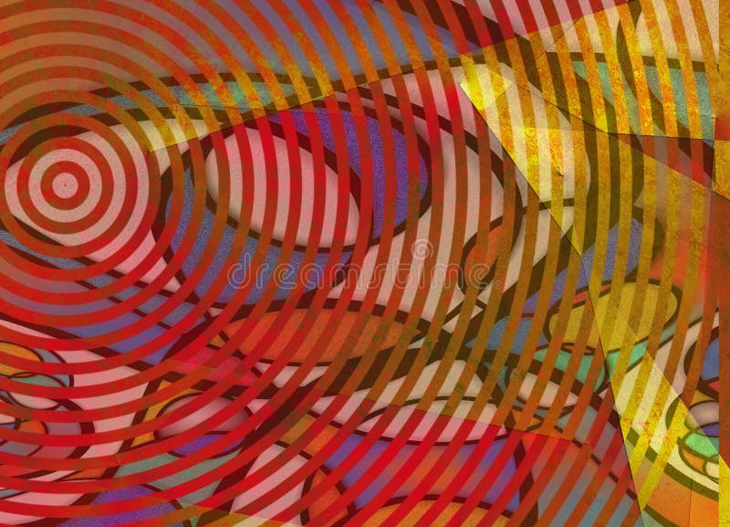 Concentric circles stock illustration. Illustration of geometric ...