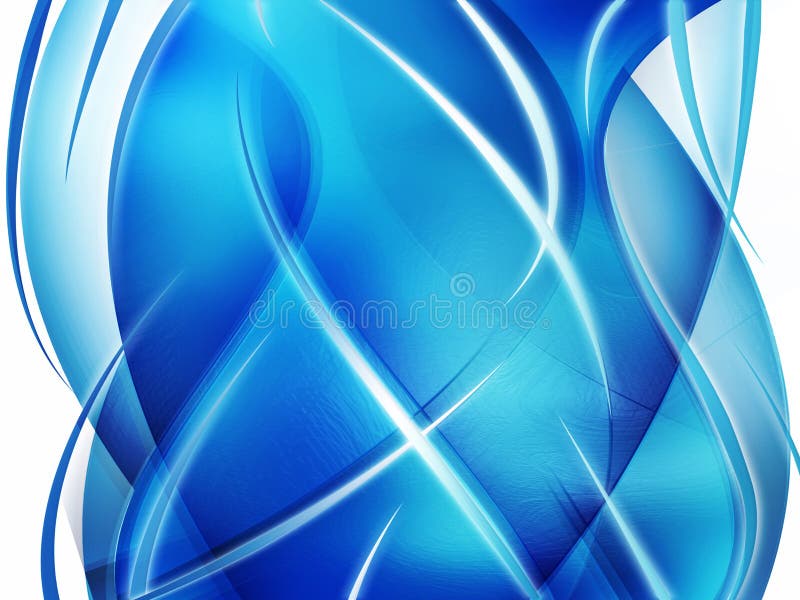 Abstract Composition with Curves, Lines, Gradients Stock Illustration ...