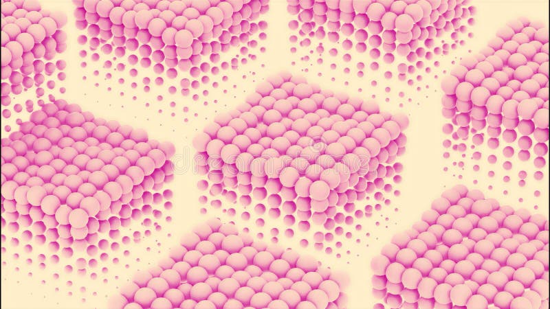 Abstract Composition with 3d Sphere Clusters. Design Stock Illustration ...