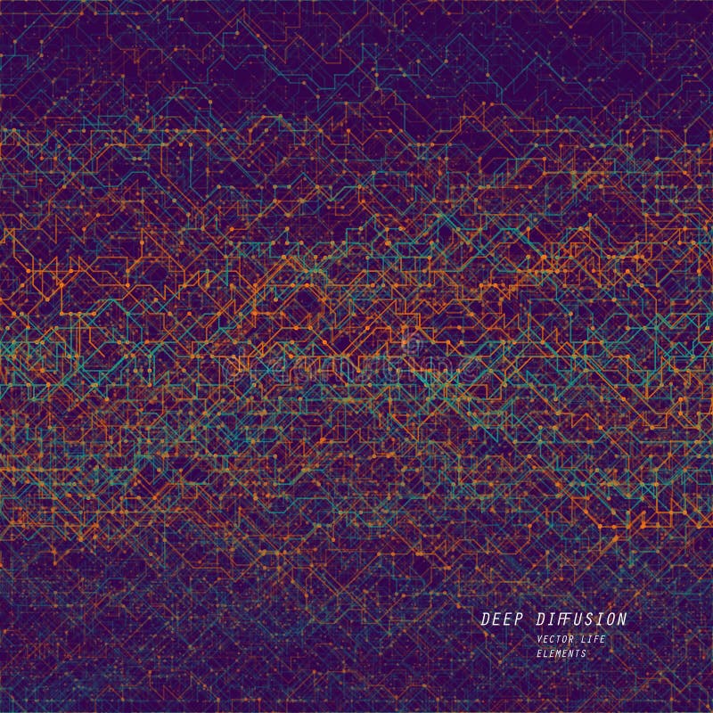 Vector genrative art stock vector. Illustration of array - 121865689