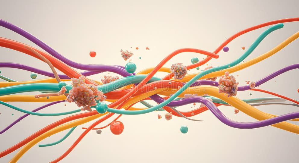 Abstract Colorful Cables Stock Illustrations – 2,836 Abstract Colorful ...