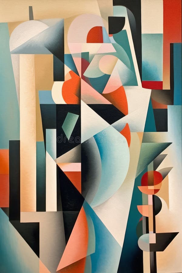 An Abstract Composition Featuring Intersecting Lines Dynamic Shapes
