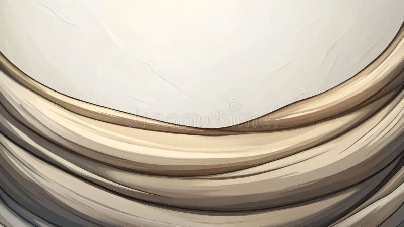 Abstract Composition Featuring Layered Fabric Textures in Neutral Tones ...