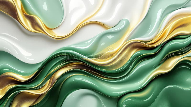 Abstract Composition Featuring Smooth, Organic Shapes Stock ...