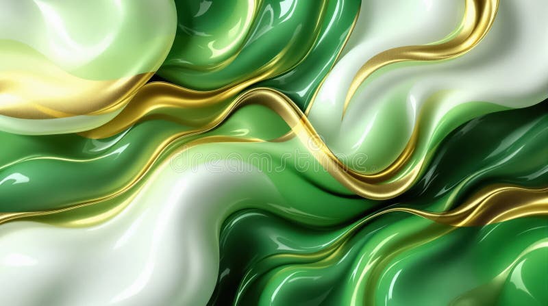 Abstract Composition Featuring Smooth, Organic Shapes Stock ...