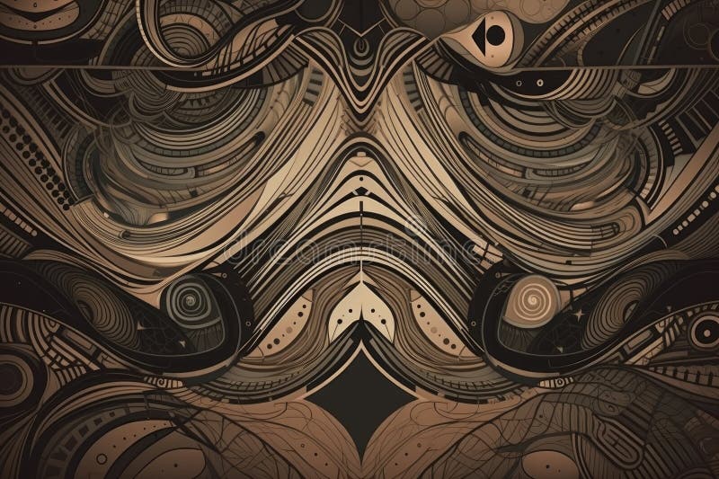 An Abstract Composition of Shapes and Colors, with Geometric Forms ...