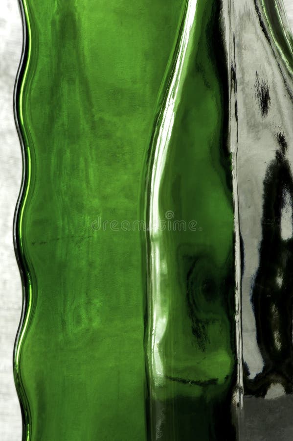 Abstract Composition of Glass Bottles Macro Stock Image - Image of ...