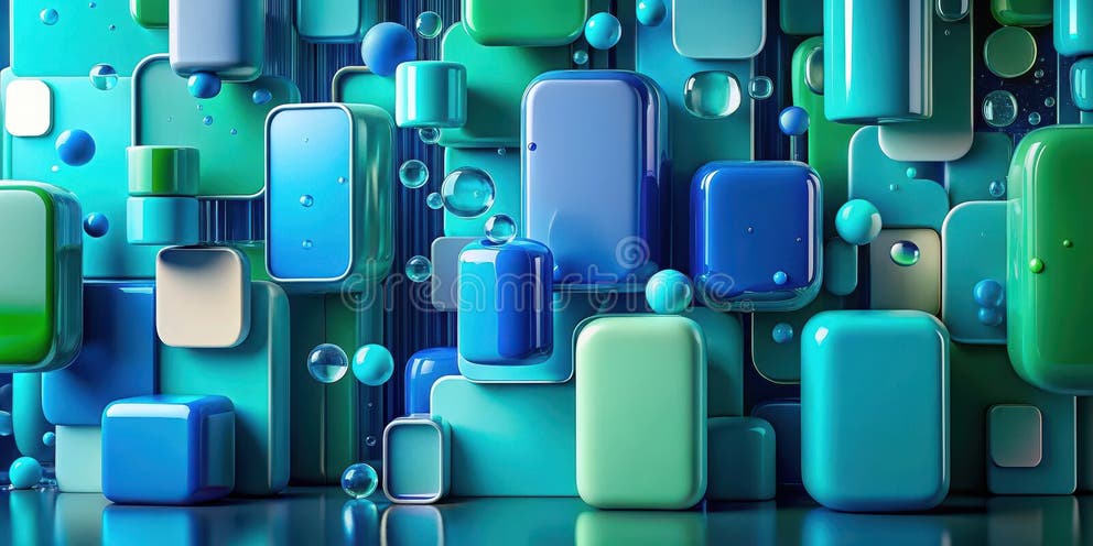 Cubic Rectangular Shapes Stock Illustrations – 280 Cubic Rectangular ...