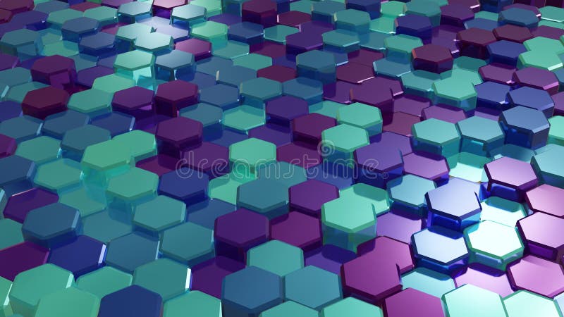Abstract Composition of Colorful Hexagonal Forms, Good for General ...