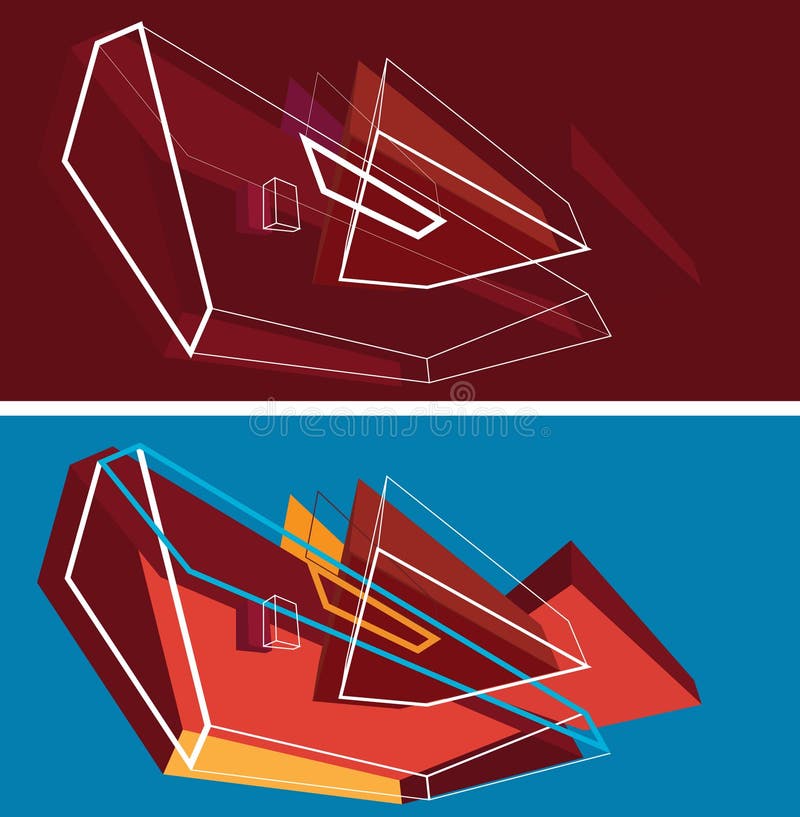 Abstract Composition - Illustration Stock Vector - Illustration of ...
