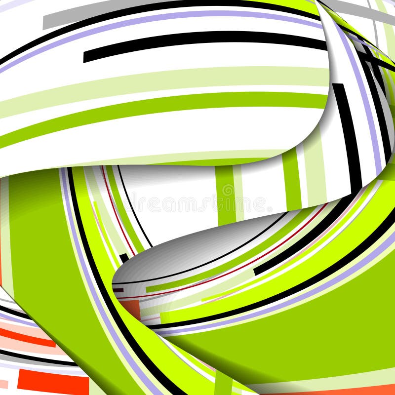 Abstract Composition Illustration Stock Vector - Illustration of ...