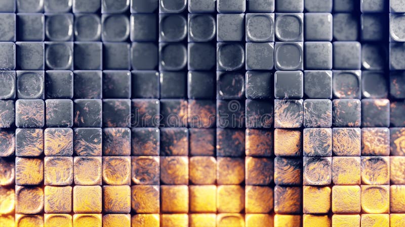 Abstract Metallic Tiles Featuring Gradient Lighting for a Modern and ...