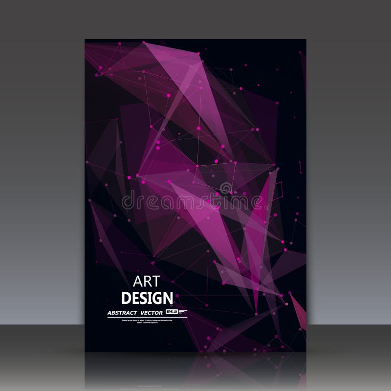 Abstract Composition, Square Text Frame Surface, White A4 Brochure ...