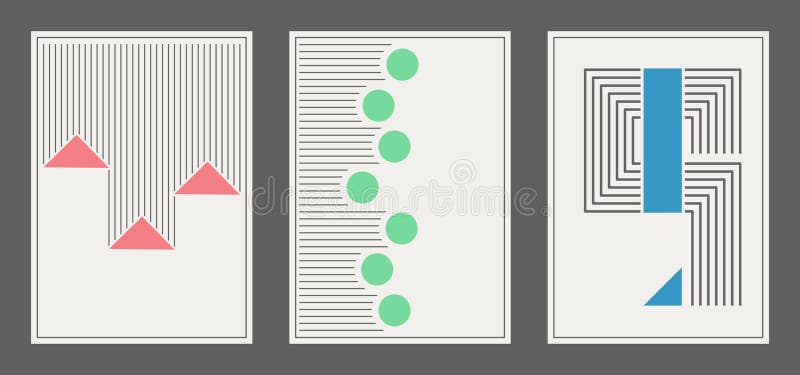 An Abstract Composition of a Poster or Poster. a Template for Interior ...