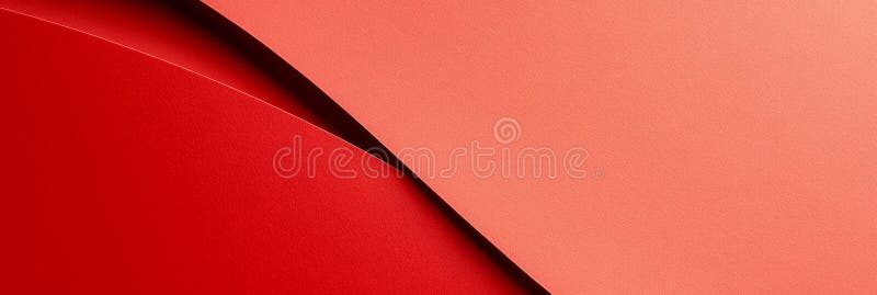 Abstract Composition of Red and Coral Paper Layers Creating Depth and ...