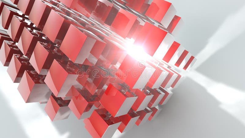 Cubic Abstract Background stock illustration. Illustration of abstract ...