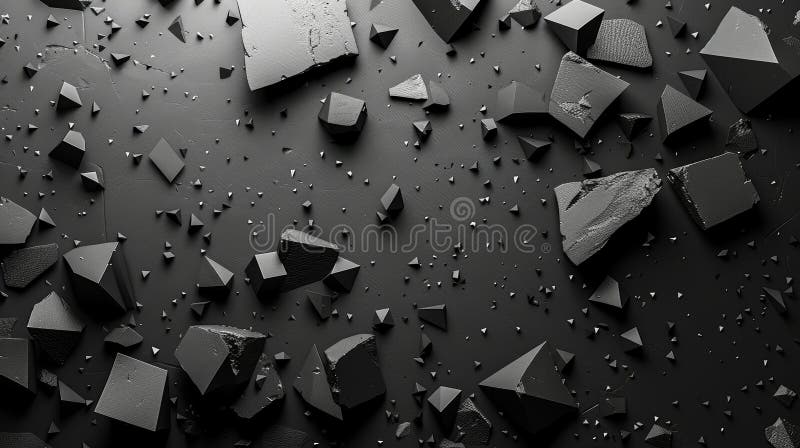 Abstract Composition of Shattered Dark Geometric Blocks and Smaller ...