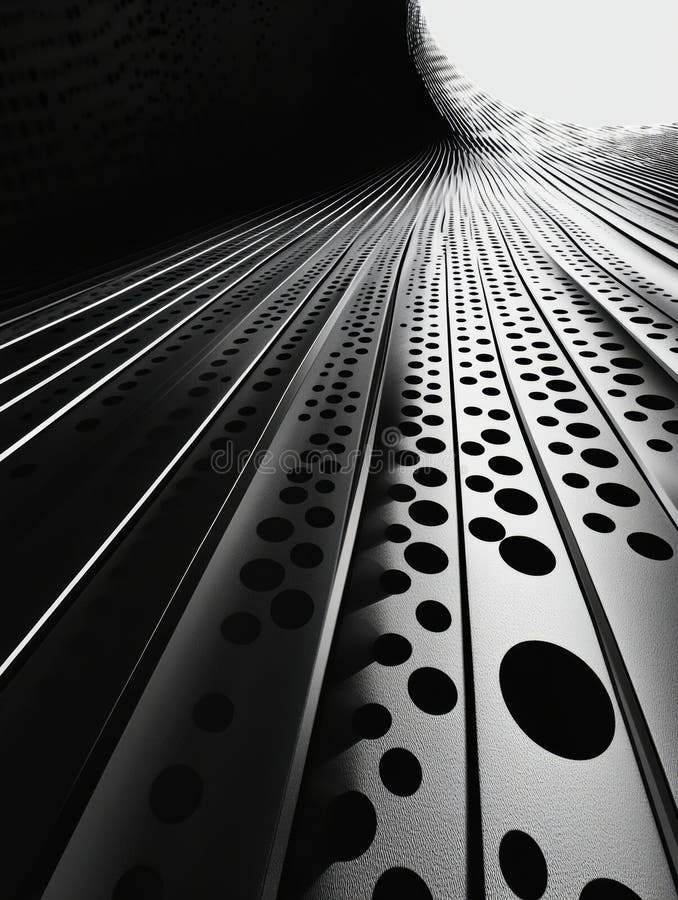 An Abstract Composition Showcases Large and Small Circles Distributed ...