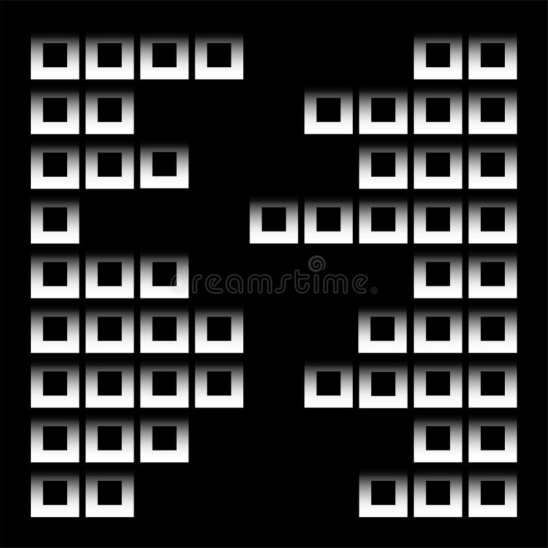 Abstract Composition with Squares Stock Vector - Illustration of ...