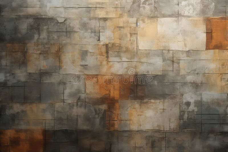 Abstract Composition of Squares and Rectangles Stock Illustration ...