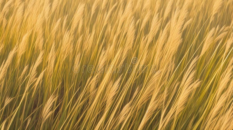 An Abstract Composition of Swirling Patterns in a Field of Tall Grass ...