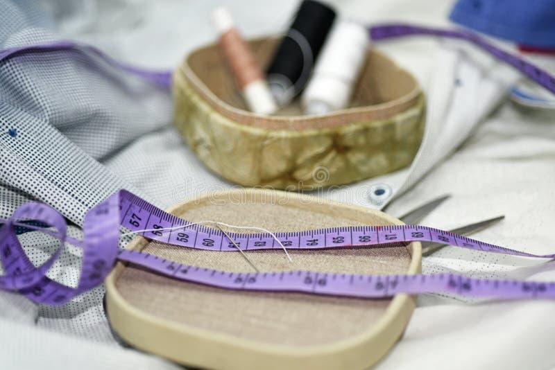 Abstract Composition of Tailoring. Stock Photo - Image of jacket ...