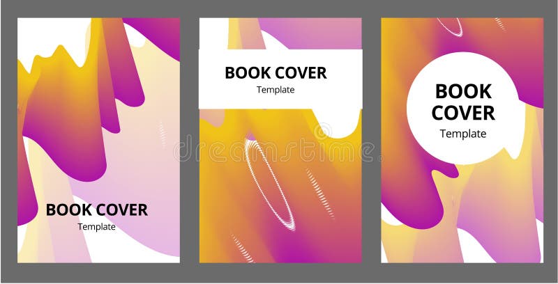 Abstract Composition. Text Frame Surface. A4 Brochure Cover Design ...