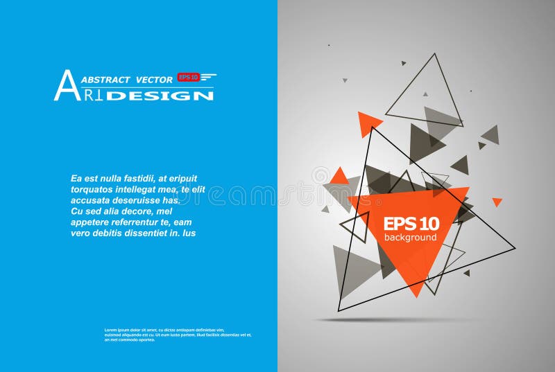 Abstract Composition, Text Frame Surface, White, Blue Title Sheet, A4 ...