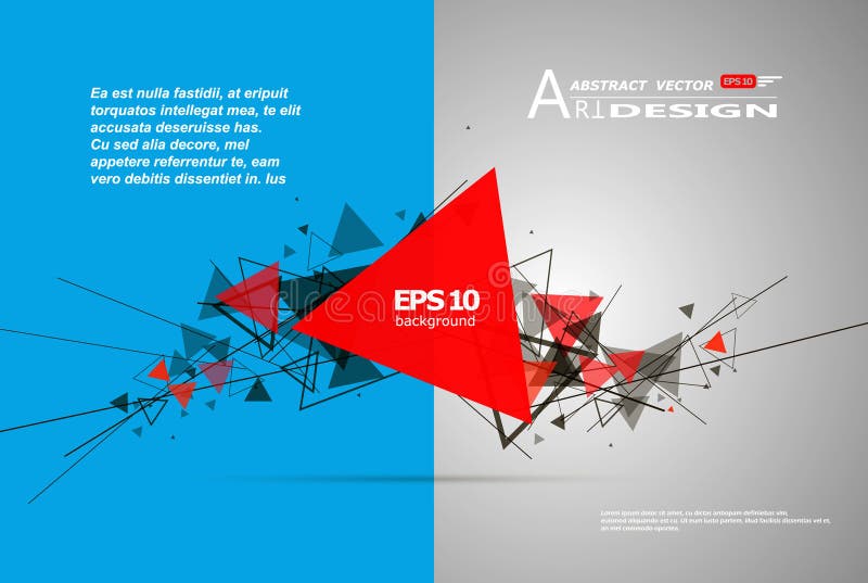 Abstract Composition, Text Frame Surface, White, Blue Title Sheet, A4 ...