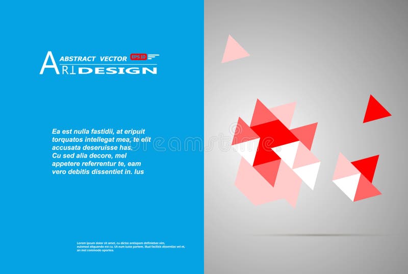 Abstract Composition, Text Frame Surface, White, Blue Title Sheet, A4 ...