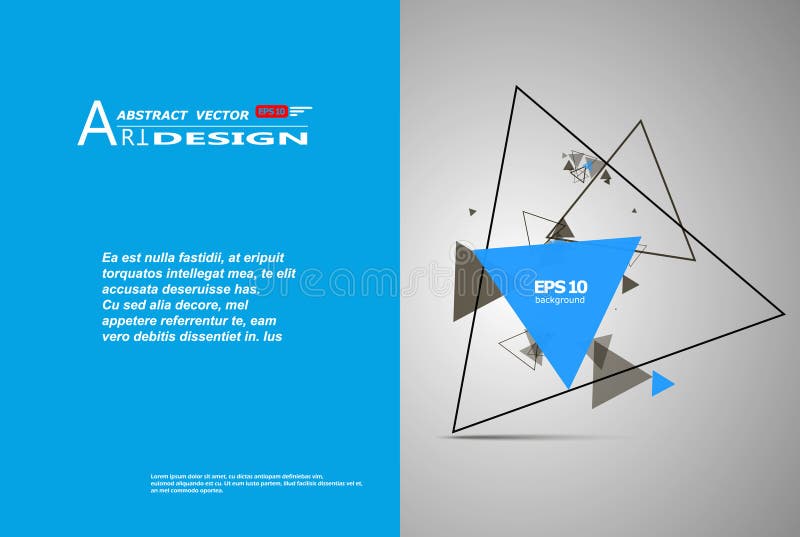 Abstract Composition, Text Frame Surface, White, Blue Title Sheet, A4 ...