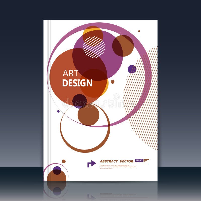 Abstract Composition, Text Frame Surface, White A4 Brochure Title Sheet ...