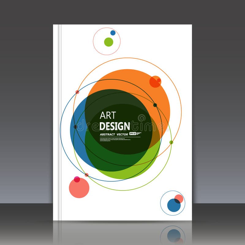 Abstract Composition, Text Frame Surface, White A4 Brochure Title Sheet ...