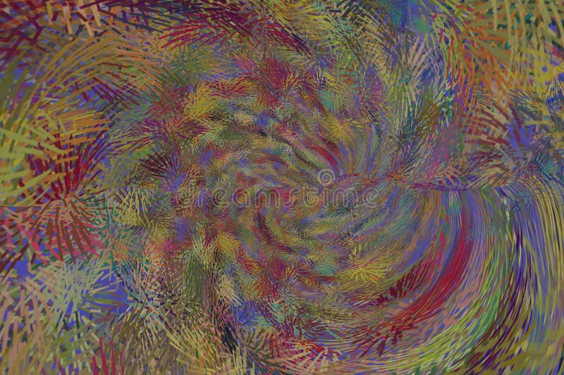 Abstract Composition Textured Colorful Background Stock Illustration ...