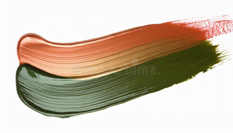 Abstract Image of Three Paint Colors Mixing Together Stock Photo ...
