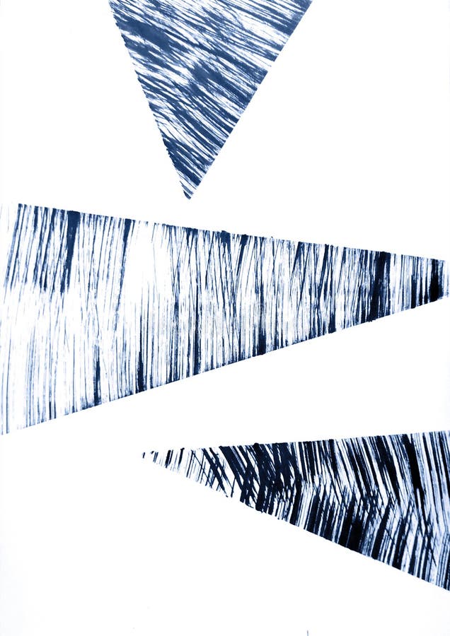 An Abstract Composition of Three Triangles Creates the Image of Bird ...